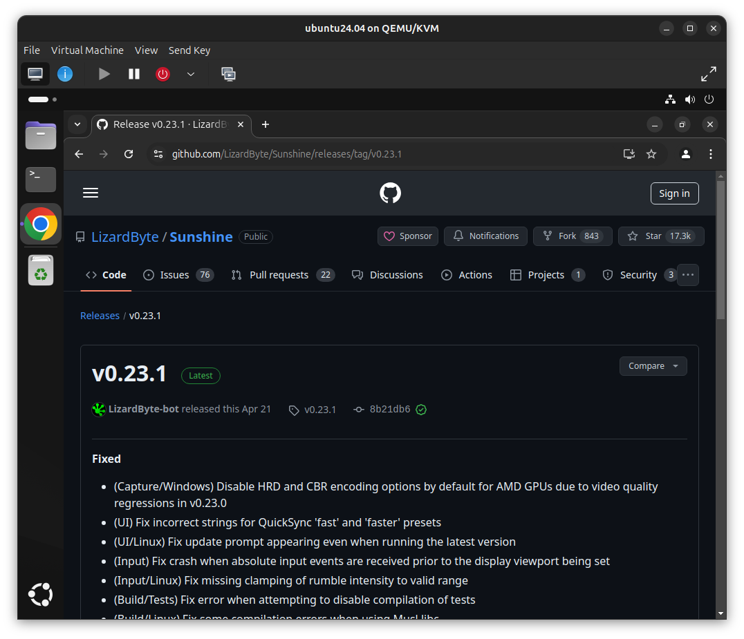 Ubuntu Tutorial: Sunshine - Host for Moonlight - TMVTech