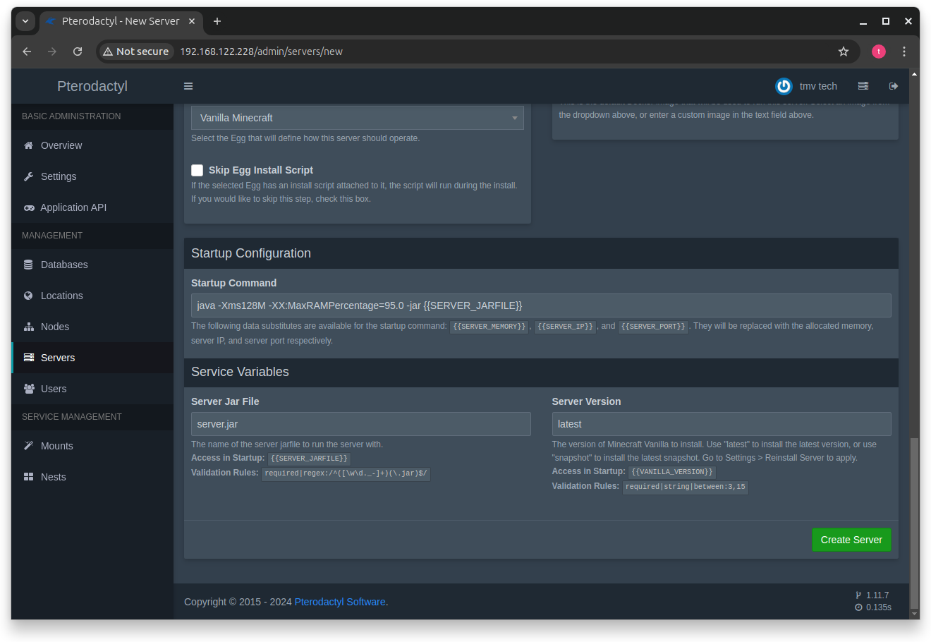 Ubuntu Tutorial: Pterodactyl Server Manager - TMVTech