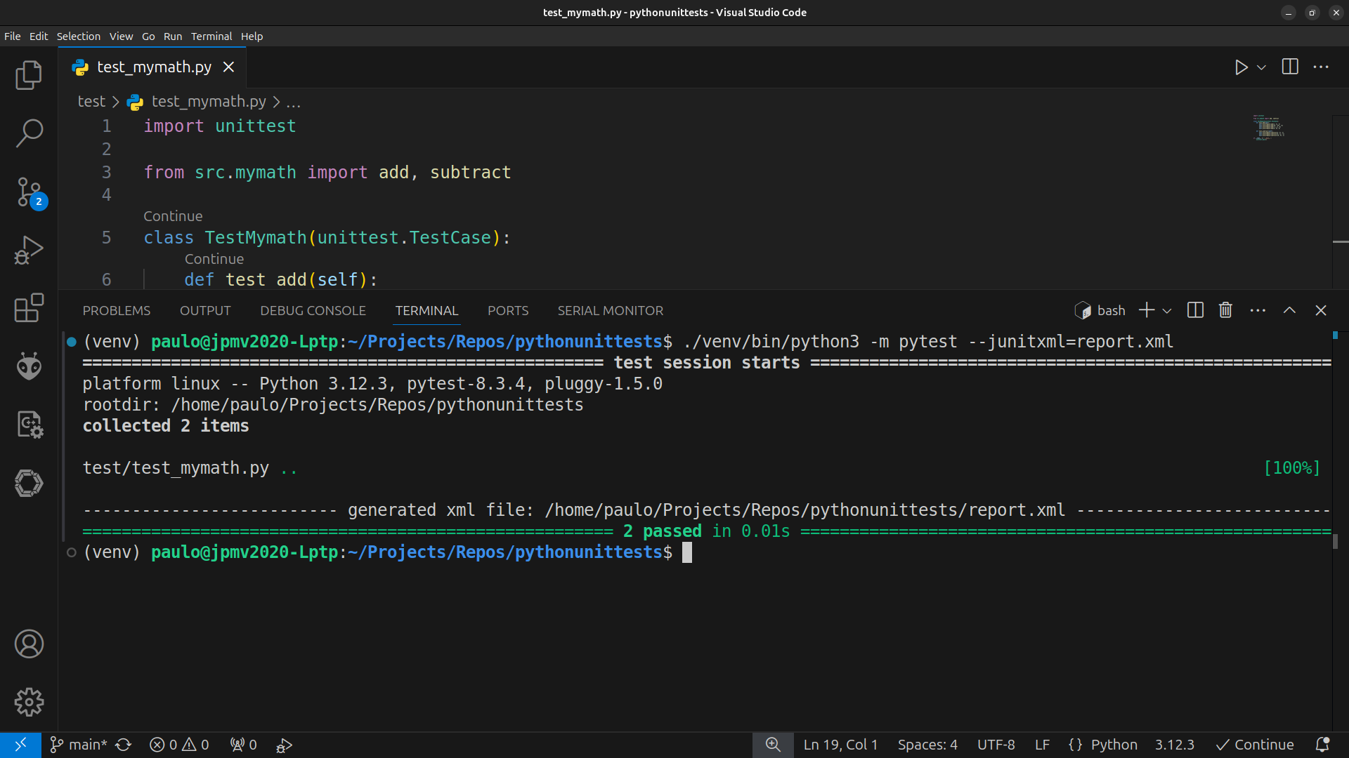 Ubuntu Tutorial Python Unit Tests With Jenkins Tmvtech